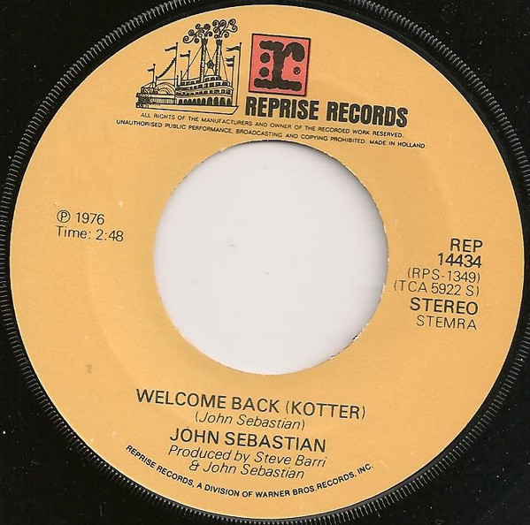 John Sebastian – Welcome Back (Kotter) (7″, Single) – akerrecords.nl