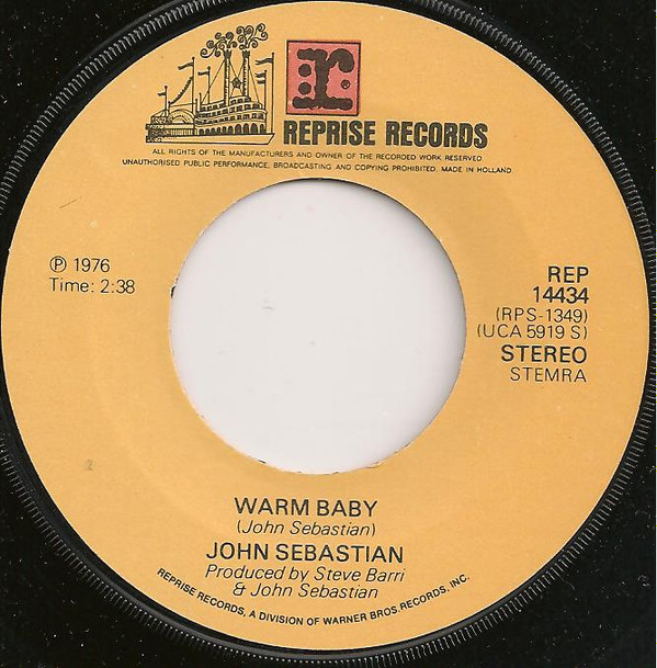 John Sebastian – Welcome Back (Kotter) (7″, Single) – akerrecords.nl