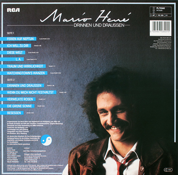 Mario Hené – Drinnen Und Draussen (LP) – akerrecords.nl
