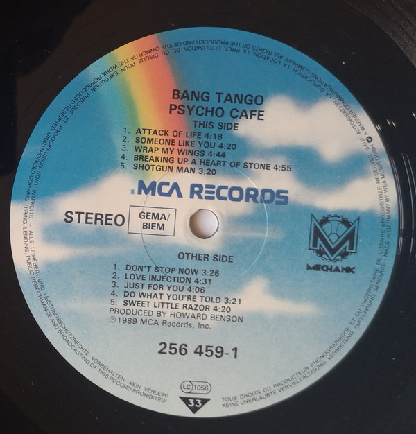 Bang Tango – Psycho Cafe (LP, Album) – akerrecords.nl