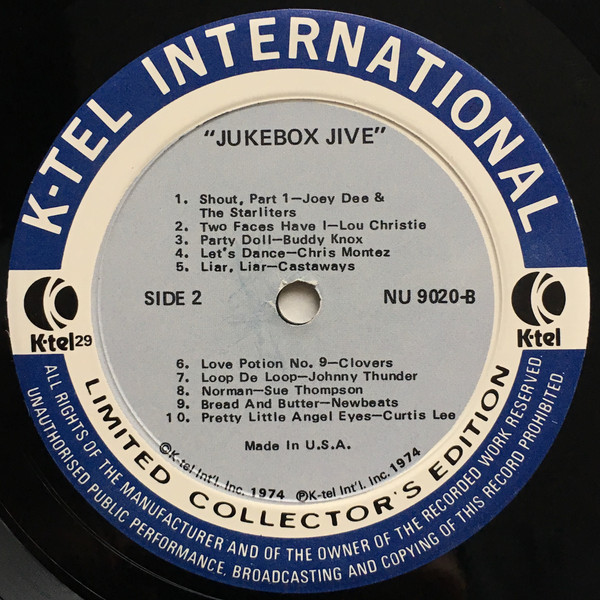 Various – Jukebox Jive (LP, Comp, Ltd, Die) – akerrecords.nl