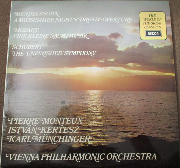 Felix Mendelssohn-Bartholdy, Wolfgang Amadeus Mozart, Franz Schubert • Pierre Monteux, István ...