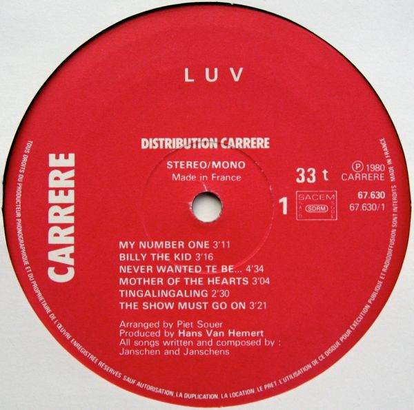 Luv’ – Forever Yours (LP, Album) – akerrecords.nl