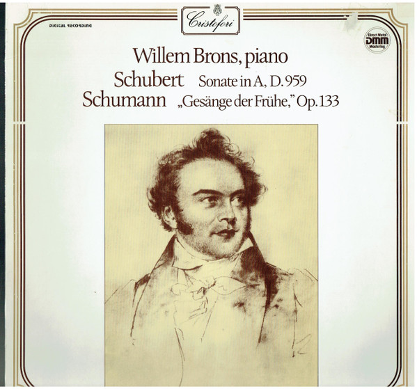 Willem Brons, Franz Schubert, Robert Schumann – Piano (LP) – akerrecords.nl