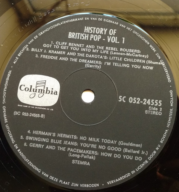 Various – History Of British Pop – Vol. 1: The Mersey And The Beat (LP ...