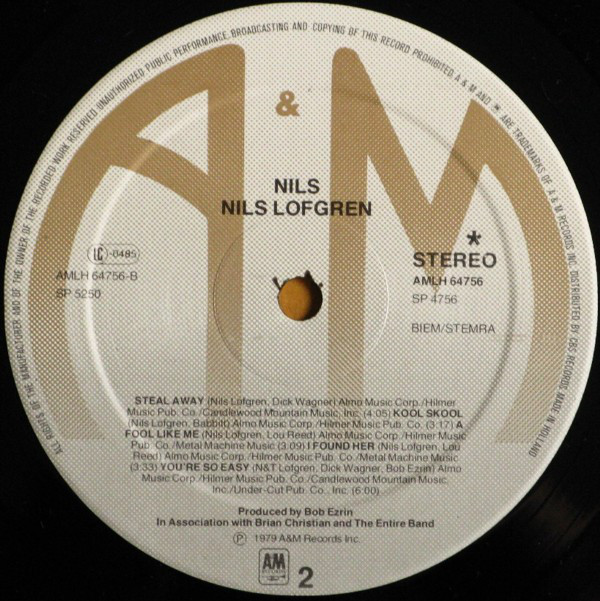 Nils Lofgren – Nils (LP, Album, RE) – akerrecords.nl