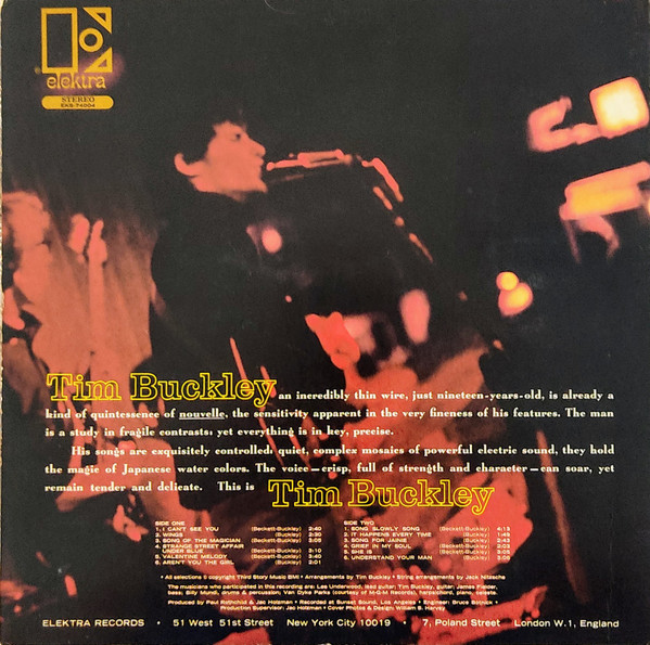 Tim Buckley – Tim Buckley (LP, Album, US ) – akerrecords.nl