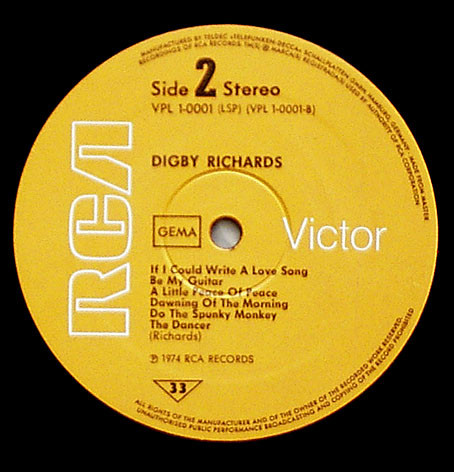 Digby Richards – Digby Richards (LP) – akerrecords.nl