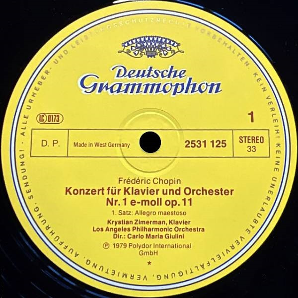 Frédéric Chopin – Krystian Zimerman · Los Angeles Philharmonic ...