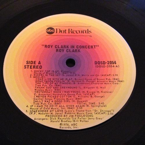 Roy Clark – Roy Clark In Concert (LP, Album) – akerrecords.nl