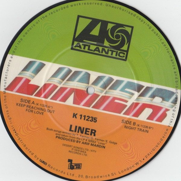 Liner – Keep Reaching Out For Love (7″, Single, Pic) – akerrecords.nl
