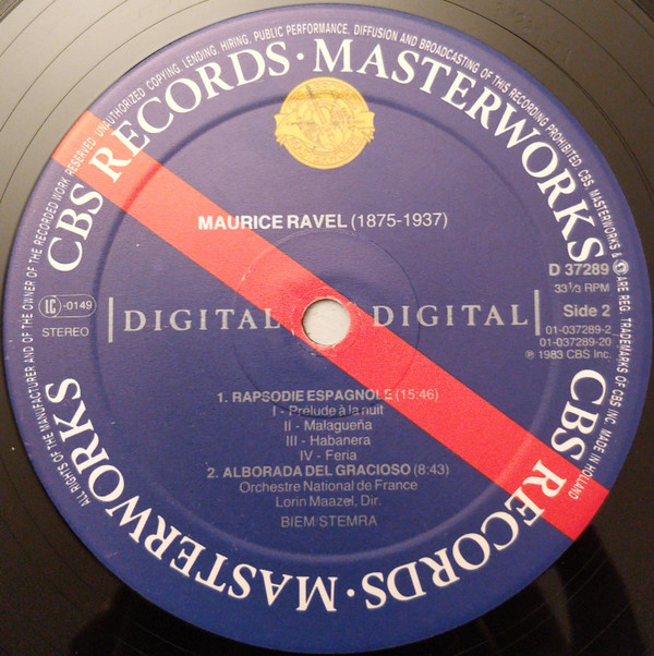 Maurice Ravel / Lorin Maazel / Orchestre National De France – Boléro / La Valse / Rapsodie ...