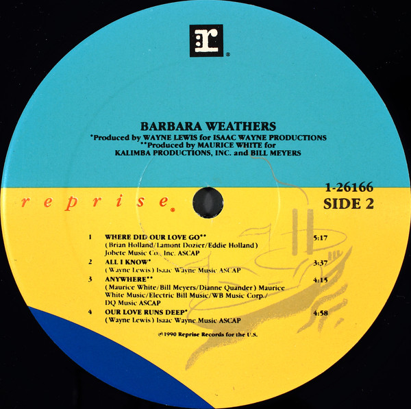 Barbara Weathers – Barbara Weathers (LP, Album) – akerrecords.nl
