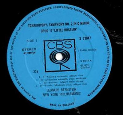 Pyotr Ilyich Tchaikovsky, Leonard Bernstein, New York Philharmonic – Symphony No. 2 In C Minor ...