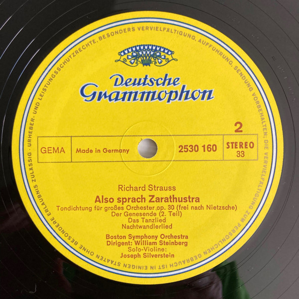 Richard Strauss, Boston Symphony Orchestra • William Steinberg – Also ...