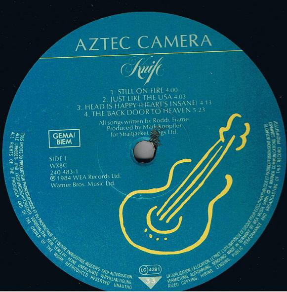 Aztec Camera – Knife (LP, Album) – akerrecords.nl