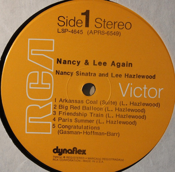 Nancy Sinatra & Lee Hazlewood - Nancy & Lee Again (LP, Album, Roc ...
