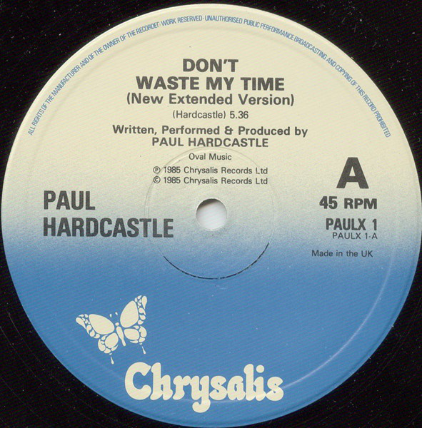 Paul Hardcastle - Don't Waste My Time (New Extended Version) (12 ...