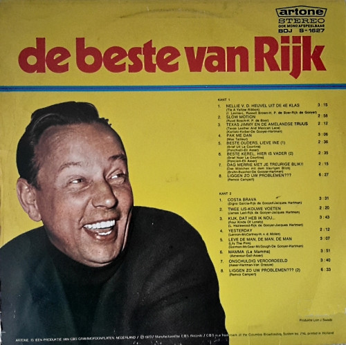 Rijk De Gooyer - De Beste Van Rijk (LP, Comp) - akerrecords.nl