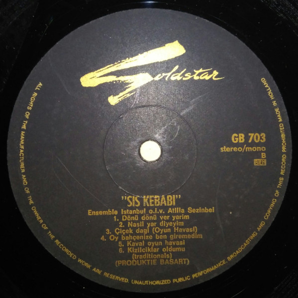 Ensemble Istanbul – Sis Kebabi (LP, Mono, Bla) – akerrecords.nl