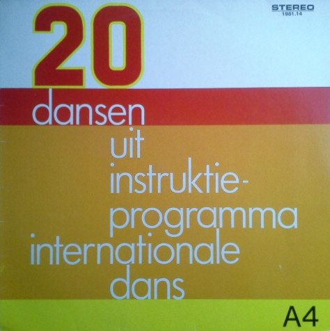 Various - 20 Dansen Uit Instruktieprogramma Internationale Dans A4 (LP) - akerrecords.nl