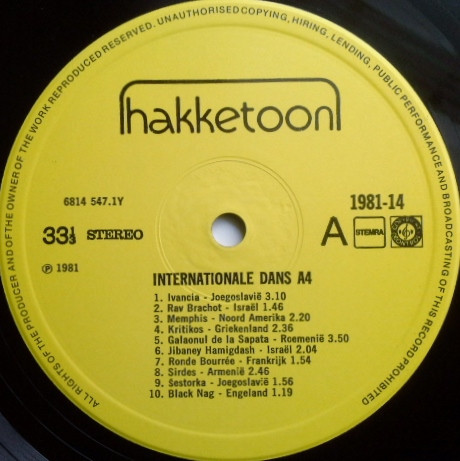 Various - 20 Dansen Uit Instruktieprogramma Internationale Dans A4 (LP) - akerrecords.nl