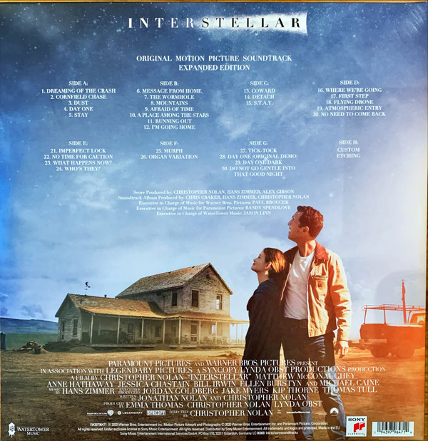 Hans Zimmer – Interstellar (Original Motion Picture Soundtrack) (3xLP ...