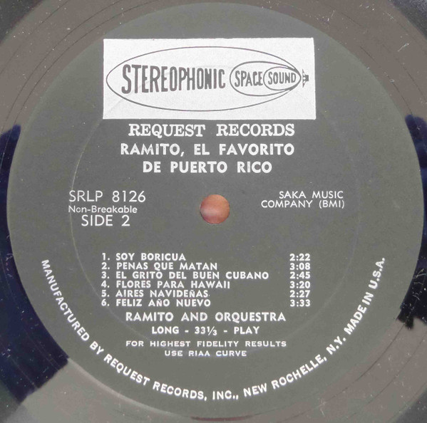 Ramito - Puerto Rico's Favorite / El Favorito De Puerto Rico (LP ...