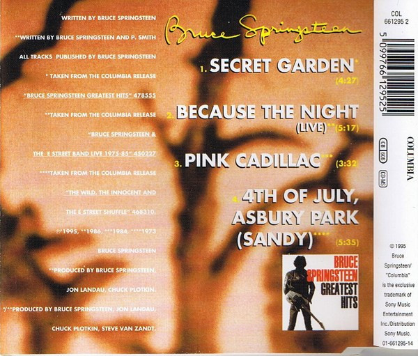 Bruce Springsteen – Secret Garden (CD, Maxi) – akerrecords.nl
