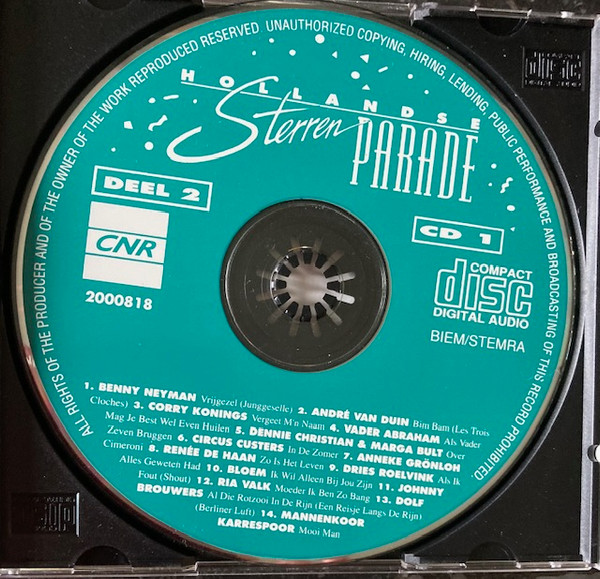 Various - Hollandse Sterrenparade Deel 2 (2xCD, Comp) - akerrecords.nl
