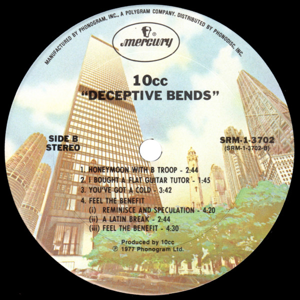 10cc – Deceptive Bends (LP, Album, Ter) – akerrecords.nl