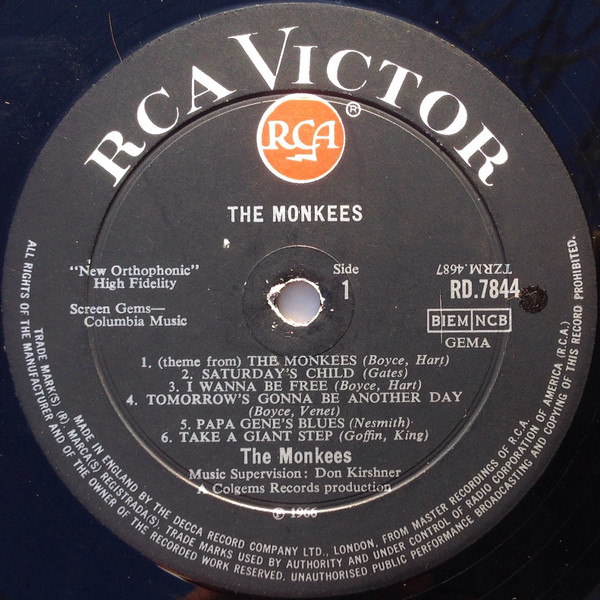 The Monkees – The Monkees (LP, Album, Mono) – akerrecords.nl