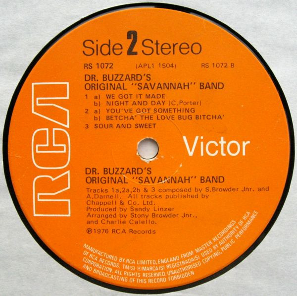 Dr. Buzzard’s Original Savannah Band – Dr. Buzzard’s Original Savannah ...