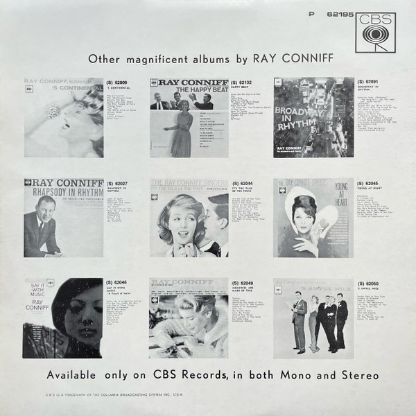 Ray Conniff And His Orchestra* – ‘S Marvelous (LP, Album, Mono ...