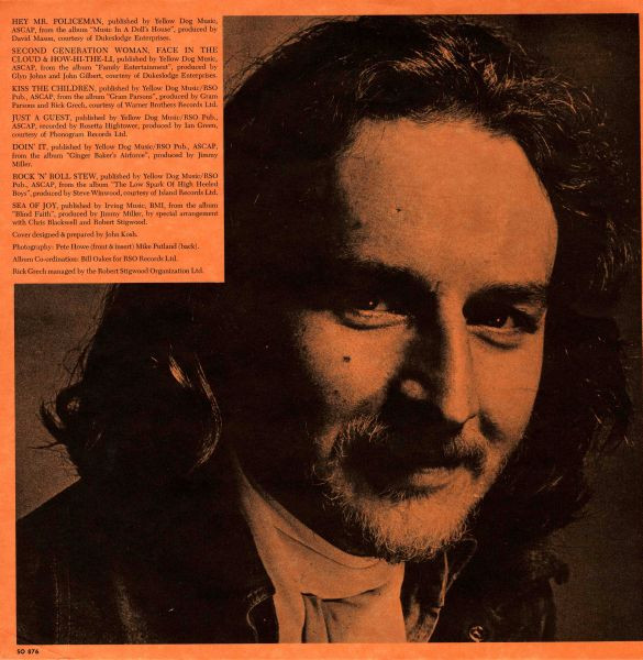 Rick Grech – The Last Five Years (LP, Comp, RI) – akerrecords.nl