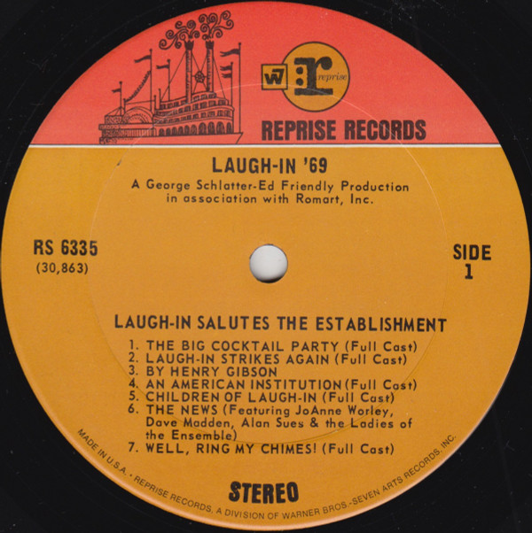 Original Cast* - Laugh-In '69 - Original Cast Album (LP, Album, Ter) - akerrecords.nl