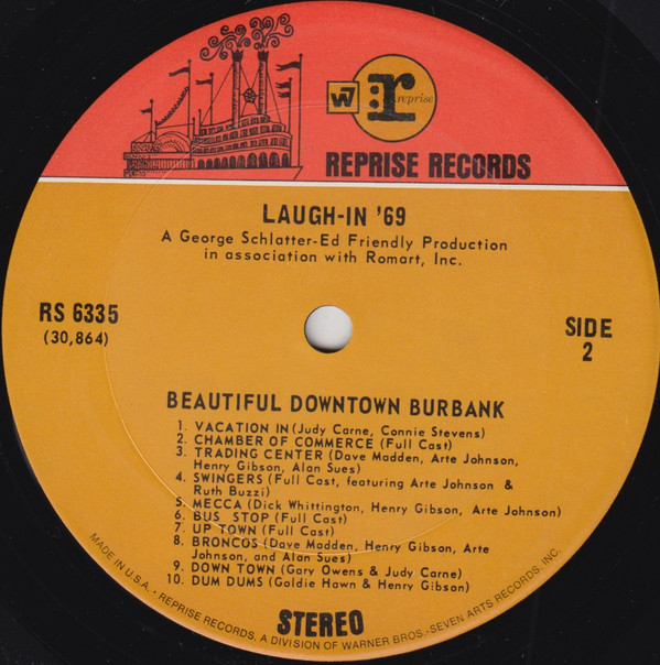 Original Cast* - Laugh-In '69 - Original Cast Album (LP, Album, Ter) - akerrecords.nl