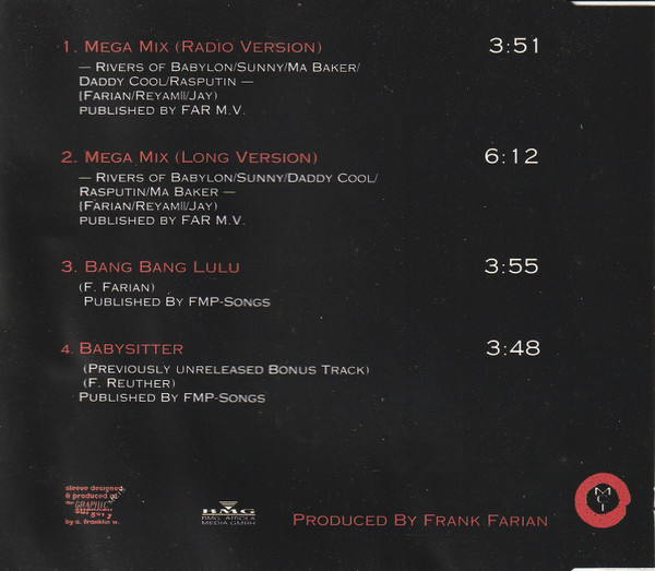 Boney M. - Mega Mix (CD, Maxi) - akerrecords.nl