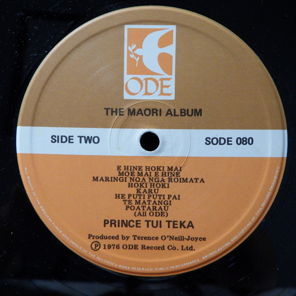 Prince Tui Teka – The Maori Album (LP, Album) – akerrecords.nl