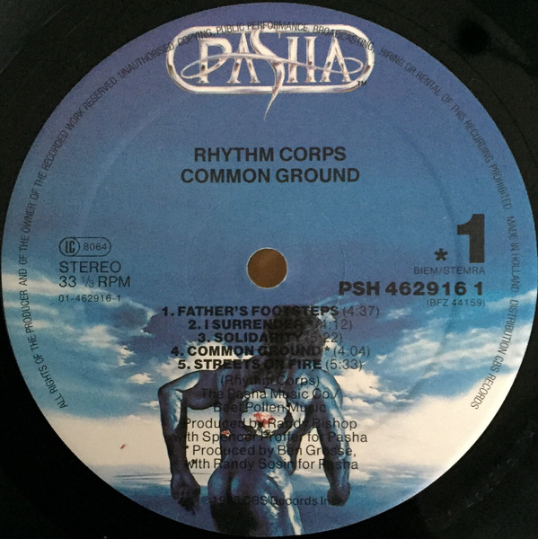 Rhythm Corps – Common Ground (LP, Album) – akerrecords.nl