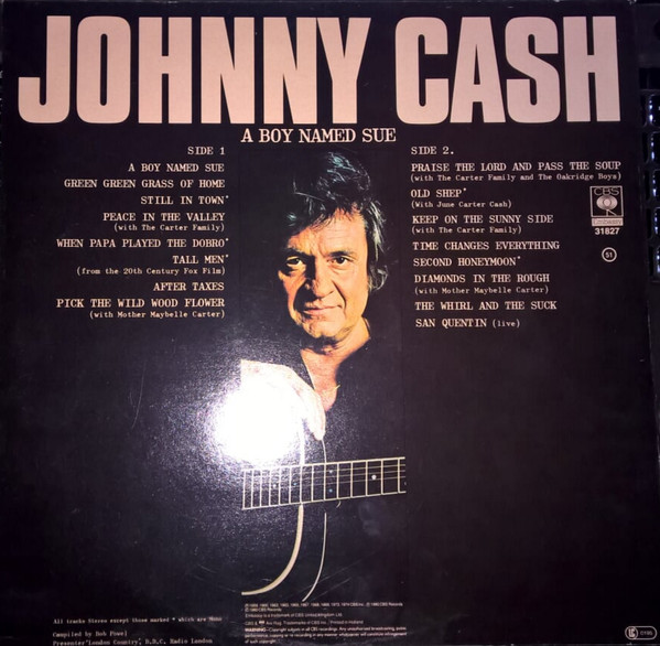 Johnny Cash - A Boy Named Sue (LP, Comp) - akerrecords.nl