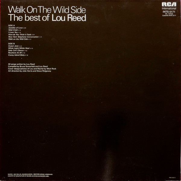 Lou Reed - Walk On The Wild Side - The Best Of Lou Reed (LP, Comp, RE) - akerrecords.nl