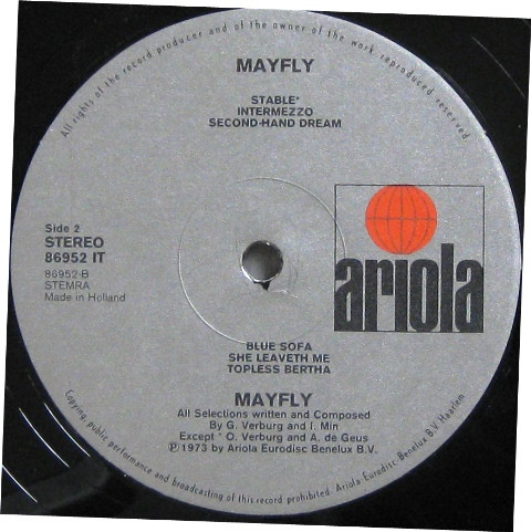 Mayfly (2) - Mayfly (LP, Album) - akerrecords.nl