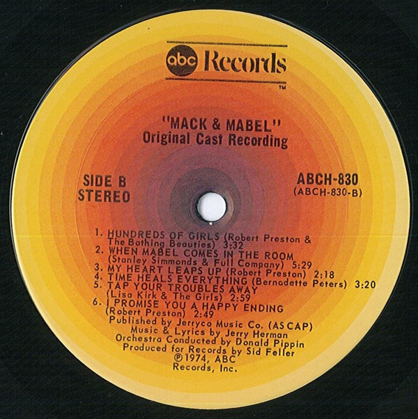 David Merrick (2) Presents Robert Preston (3) & Bernadette Peters ...