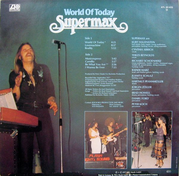Supermax - World Of Today (LP, Album) - akerrecords.nl
