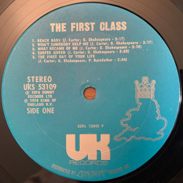First Class (3) – The First Class (LP, Album, Sil) – akerrecords.nl