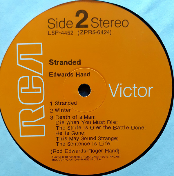 Edwards Hand - Stranded (LP, Album) - akerrecords.nl