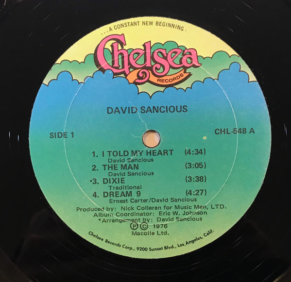 David Sancious - David Sancious (LP, Album) - akerrecords.nl
