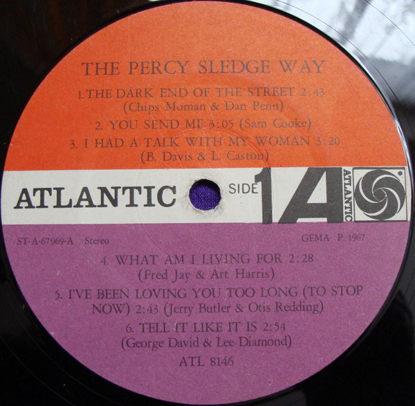 Percy Sledge - The Percy Sledge Way (LP, Album) - akerrecords.nl