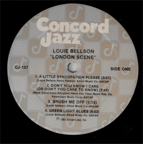 Louie Bellson Big Band - London Scene (LP, Album) - akerrecords.nl